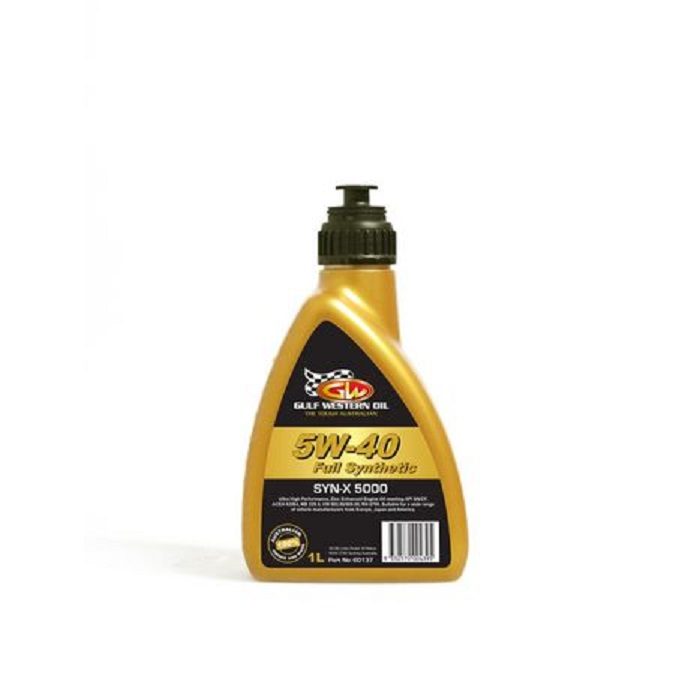 Gulf Western SYN-X 5000 5W-40 ENGINE OIL - 1L 60137 — Superstart Batteries
