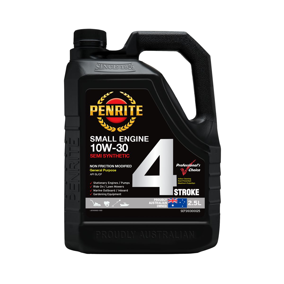 Penrite 4-Stroke Small Engine 10W-30 1L Engine Oil - SEFS10300025 ...