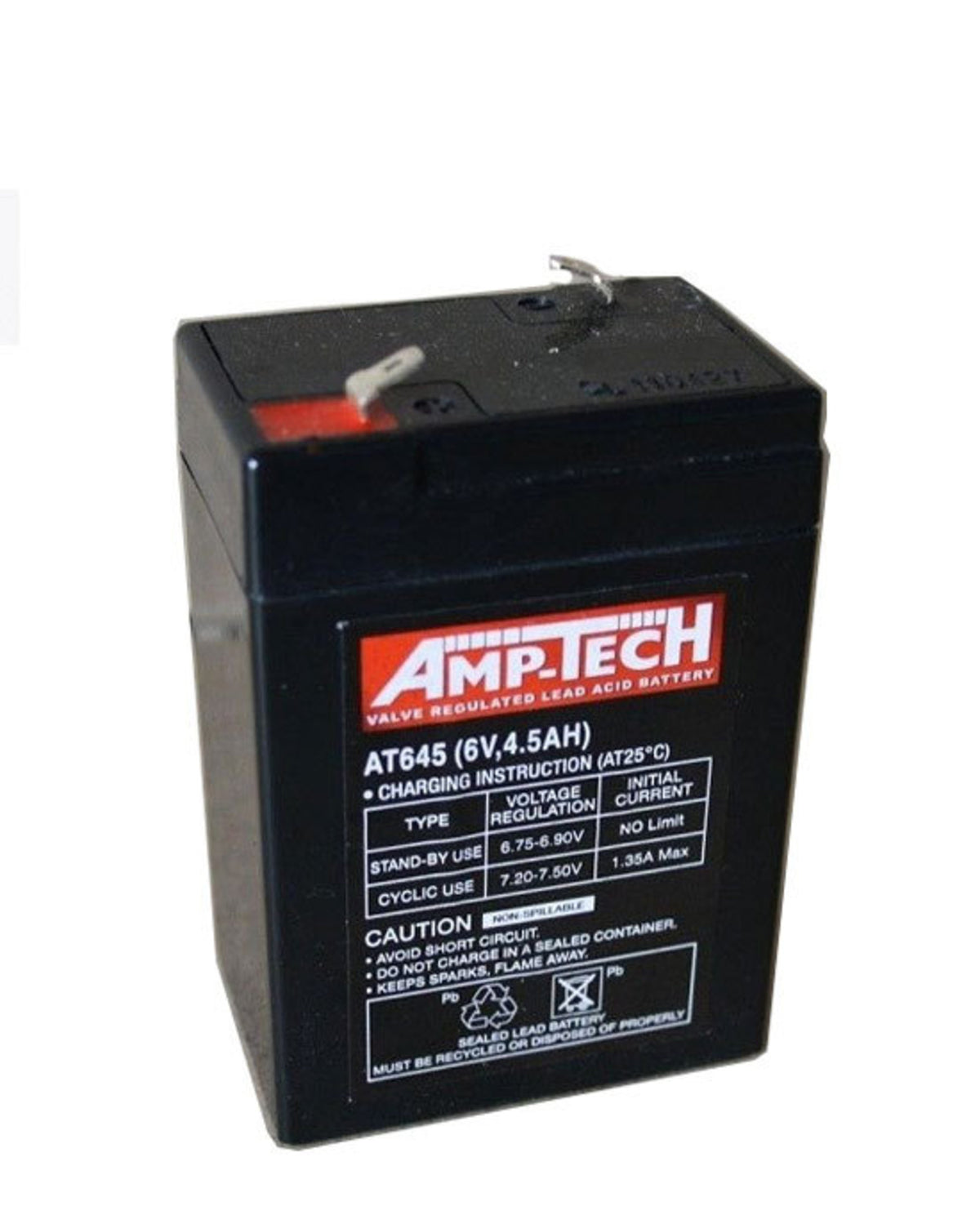 AMPTECH AT645 6v 4.5AG AGM Battery — Superstart Batteries
