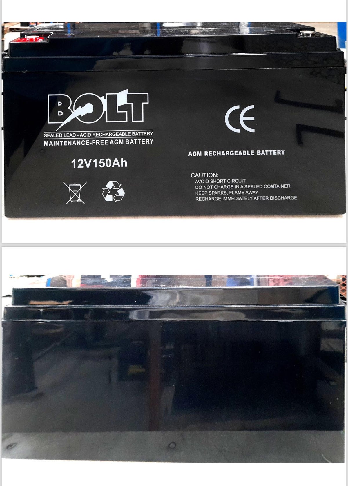 Bolt 12v 150AH AGM Deep Cycle Battery — Superstart Batteries
