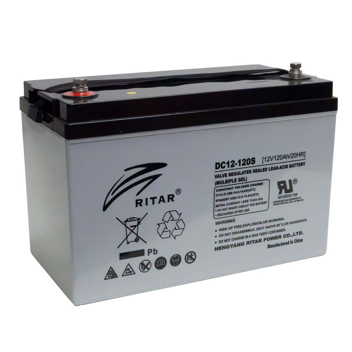 Ritar RA12-120SD AGM Deep Cycle Battery 12V 120AH -Superstart ...