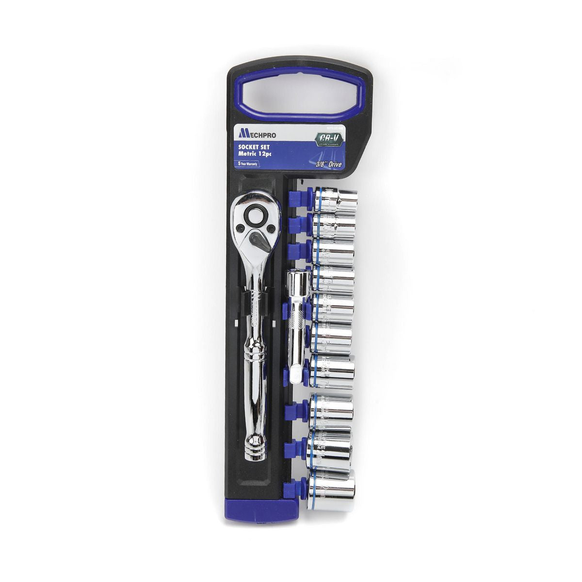 Mechpro Blue 12 Piece Socket Set 3/8 Drive – MPBSK144K — Superstart ...