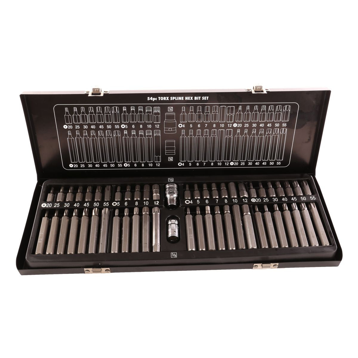 Mechpro Blue Torx Spline Hex Bit Set 54pc – MPBST103K — Superstart ...