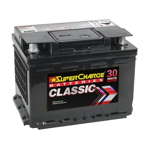 Supercharge DIN53L, DIN55L Battery - 500 CCA, 30-Month Warranty ...