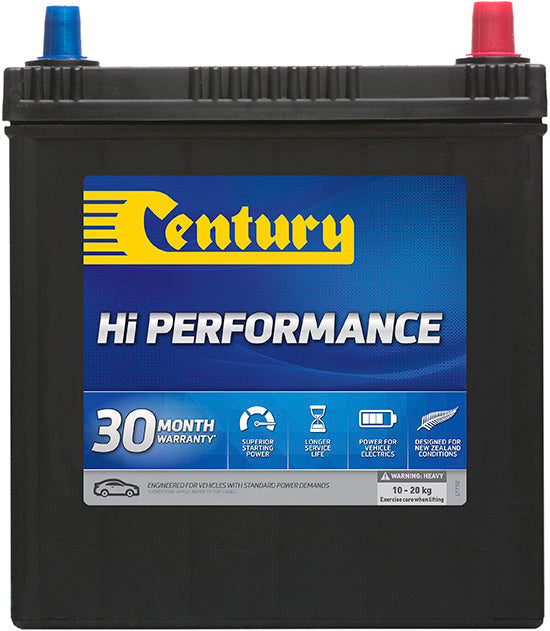 Century Hi Performance NS40ZL Car Battery - 330 CCA, 30 Months Warranty ...