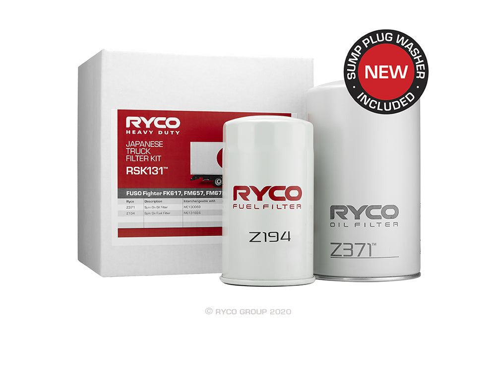 RSK131 Ryco Service Kit FUSO Fighter FK617, FM657, FM677 (6D16 engine ...