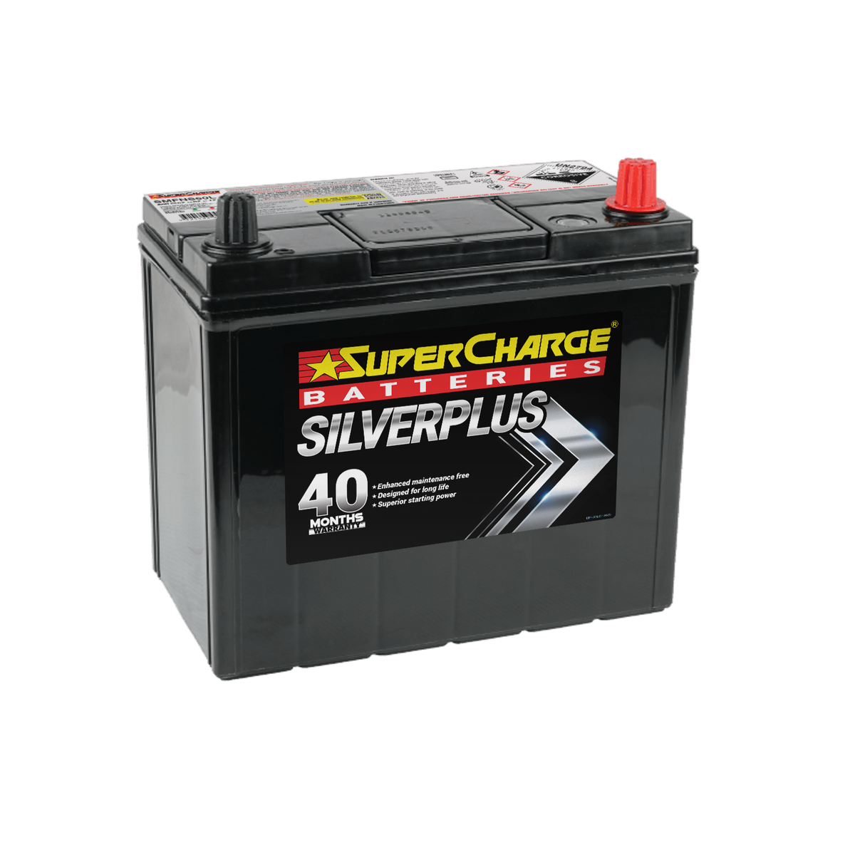 SuperCharge NS60L Battery, 12V 480 CCA- Superstart Batteries
