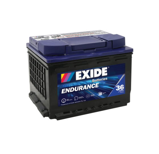 Exide DIN55MF Endurance Car Battery 12V 550CCA 36-Month Warranty ...