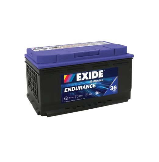Exide DIN77MF Endurance 750 CCA 12V Car Battery - 36-Month Warranty ...