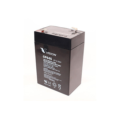 Superstart VISION CP645 6V 4.5Ah Sealed Lead Acid Battery — Superstart ...
